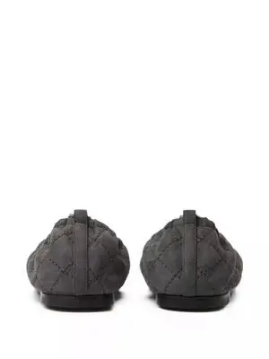 Stella McCartney Quilted Ankle-chain Ballerina Flats