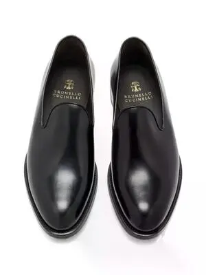 Brunello Cucinelli Polished-leather Loafers