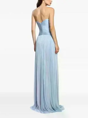 CRISTALLINI Nova Pleated Maxi Dress