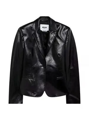MSGM Notched Lapel Single-breasted Jacket