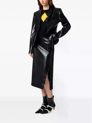 MSGM Notched Lapel Single-breasted Jacket