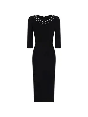 Chiara Boni La Petite Robe Midi Dress - Black
