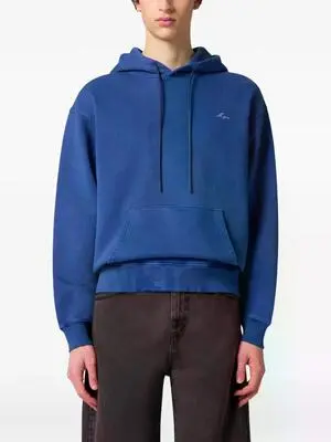 MSGM Logo-embroidered Drawstring Hoodie