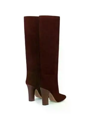 Paris Texas Lavinia Suede Knee-high Boots