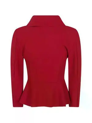 Chiara Boni La Petite Robe Wrap Peplum Top