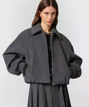 MSGM Zip-up Raglan-sleeve Jacket
