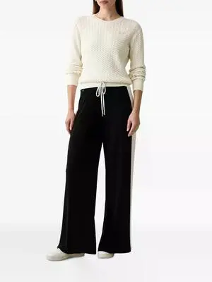Joseph Ribkoff Side-stripe Wide Leg Track Pants