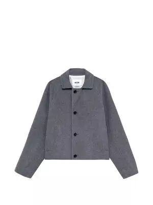 MSGM Raglan Sleeve Button-up Jacket