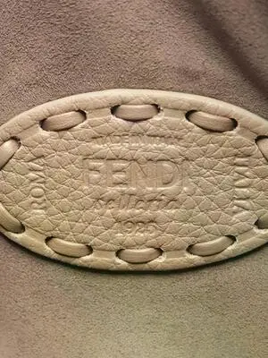 Fendi 2000-2010 Selleria Leather Clutch Bag