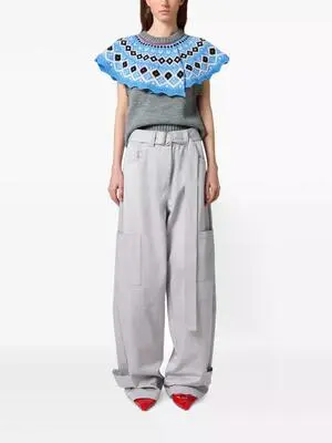 MSGM Belted Cargo Pants