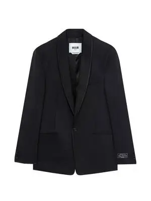 MSGM Shawl-lapel Tailored Blazer