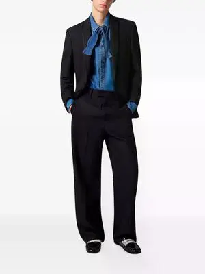 MSGM Shawl-lapel Tailored Blazer