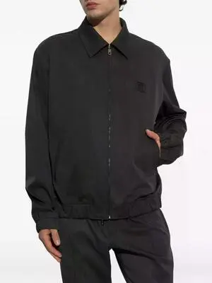 Dolce & Gabbana Logo Patch Zip-up Jacket