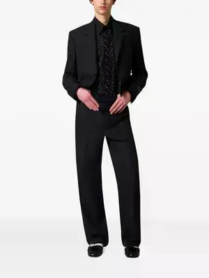 MSGM Cropped Notch-lapels Jacket