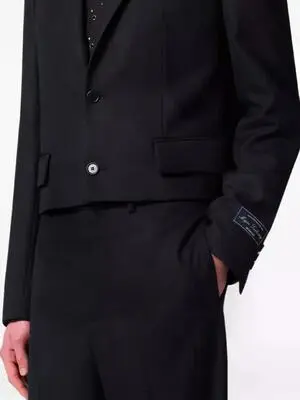 MSGM Cropped Notch-lapels Jacket