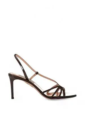 AQUAZZURA Talk To Me Patent Leather Sandals