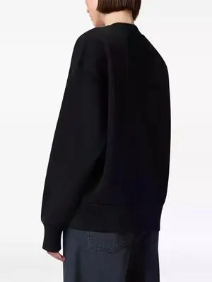MSGM Logo Print Crewneck Sweatshirt