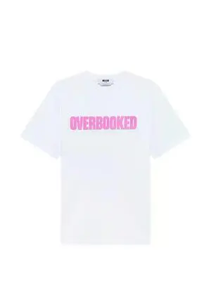 MSGM Slogan-print T-shirt - White