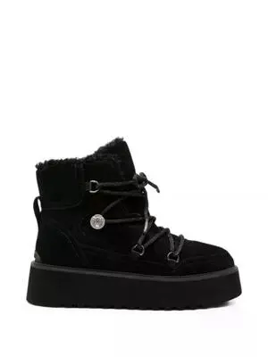 Pinko Lace-up Platform Boots