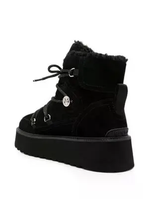 Pinko Lace-up Platform Boots