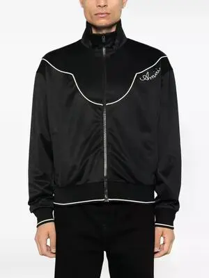 Amiri Embroidered Track Jacket - Black
