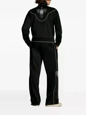 Amiri Embroidered Track Jacket - Black
