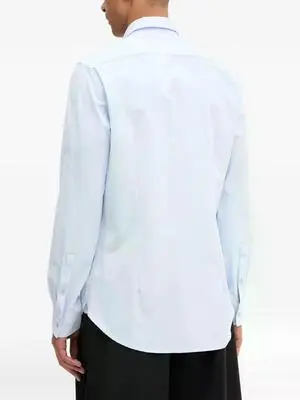 Michael Kors Logo-embroidered Long-sleeve Shirt