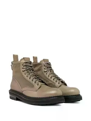BUTTERO® Lace-up Leather Boots - Neutrals