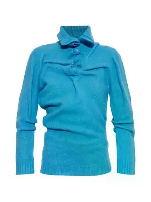 DIESEL® M-amary Ruffled Turtleneck Sweater