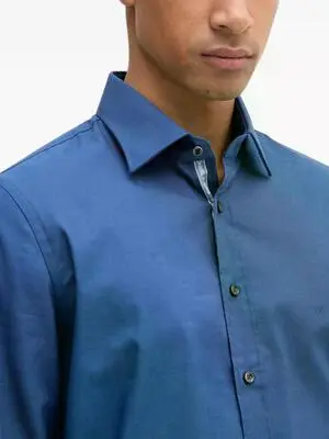 Michael Kors Logo-embroidered Long-sleeved Shirt
