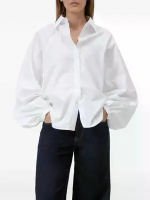 Closed Raglan Poplin Blouse