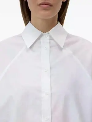 Closed Raglan Poplin Blouse