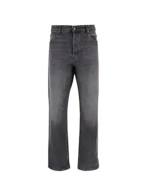 Just Cavalli Faded Straight-leg Jeans