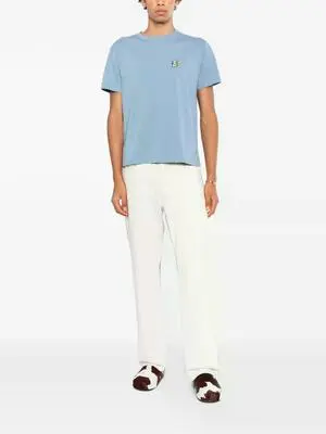 AGNES B. Logo-embroidered T-shirt
