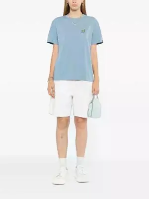 AGNES B. Logo-embroidered T-shirt