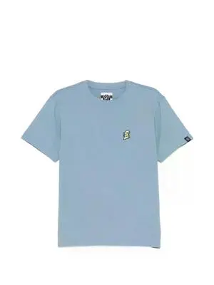 AGNES B. Logo Embroidered T-shirt - Blue