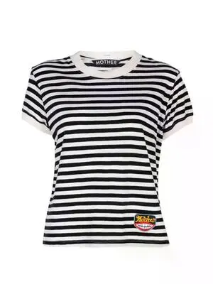 MOTHER The Boxy Goodie Goodie Striped T-shirt