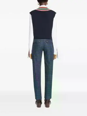 Dries Van Noten V-neck Wool Top