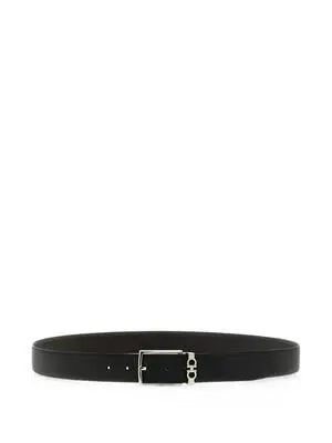 FERRAGAMO Reversible And Adjustable Gancini Belt