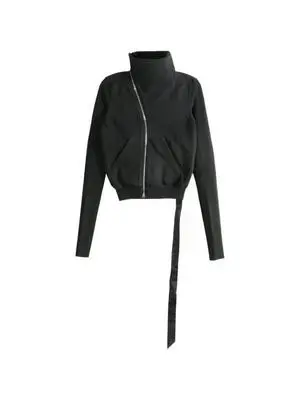 Rick Owens Mountain Sweat Asymmetric Zip-up Sweatshirt