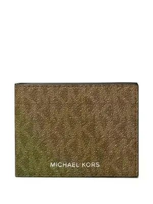Michael Kors Logo-print Bifold Wallet - Brown
