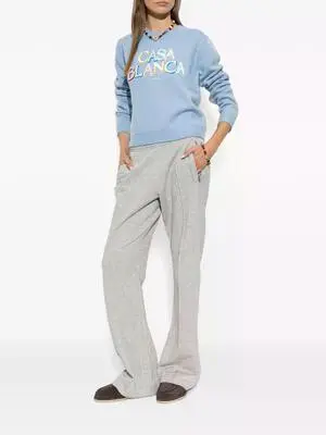 Casablanca Embroidered Logo Knit Sweater