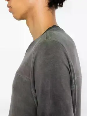 THOM KROM Cold-dye Seam-detail T-shirt