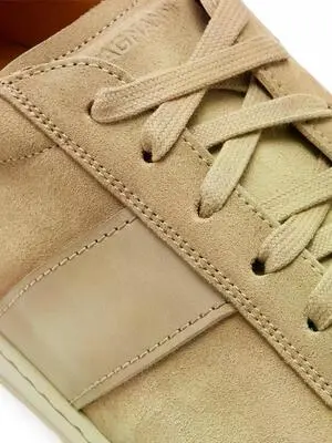 Magnanni Suede Panelled Sneakers