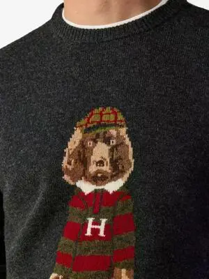 HACKETT LONDON Harry Graphic Crew-neck Knit