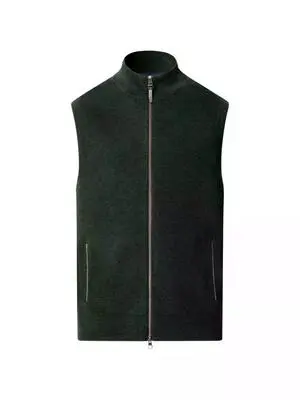 HACKETT LONDON Milano-knit Merino-wool Cardigan - Green