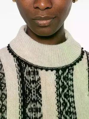FORTE_FORTE Jacquard-knit Sweater