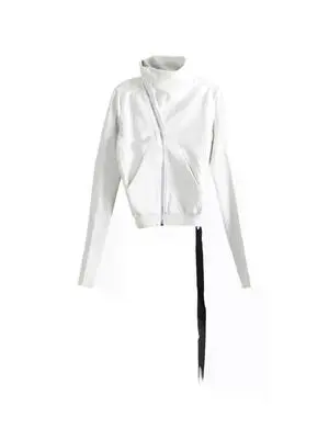 Rick Owens Asymmetric-zip Sweatshirt - Neutrals