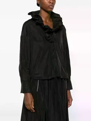 SUSANNE BOMMER Ruffled Long-sleeve Shirt