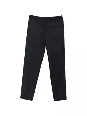 Moncler Logo-patch Straight-leg Trousers - Blue